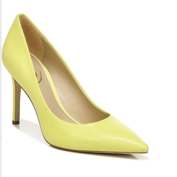Sam Edelman | Shoes | Sam Edelman Butter Yellow Toe Pumps Last One ...